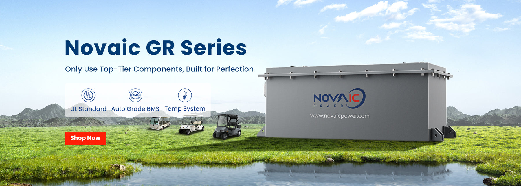 Novaic Battery: Intelligent Monitoring, Ultra-Long Life, Safe Travel!