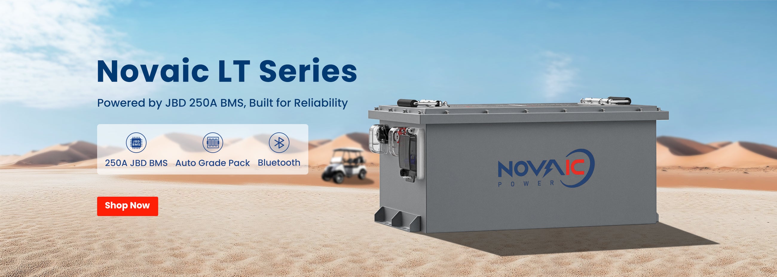Novaic Battery: Intelligent Monitoring, Ultra-Long Life, Safe Travel!
